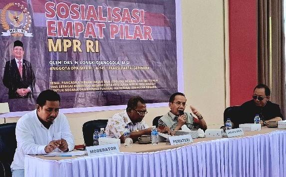 Longki Djanggola Sosialisasikan Empat Pilar MPR RI, Bahas Isu UU